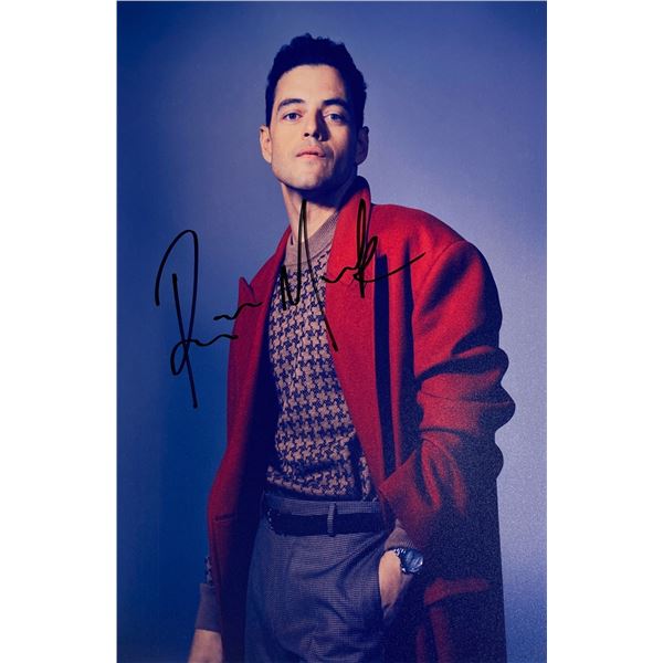 Autograph Signed Rami Malek Photo