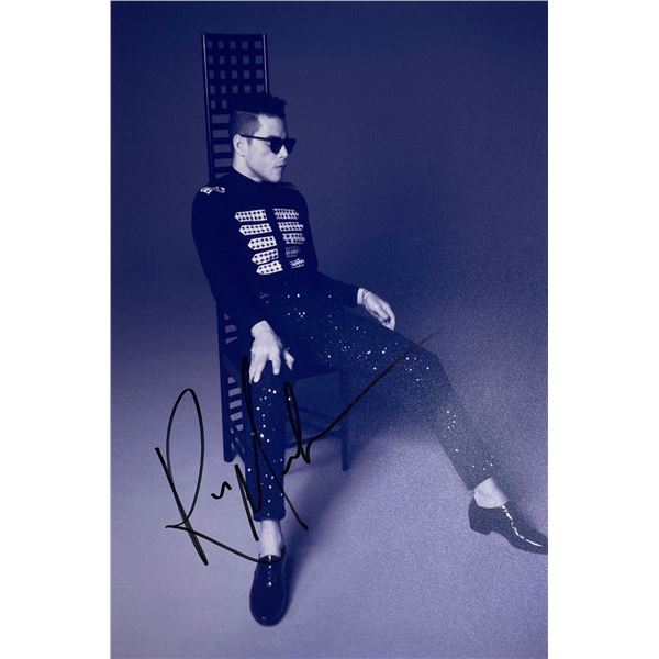 Autograph Signed Rami Malek Photo
