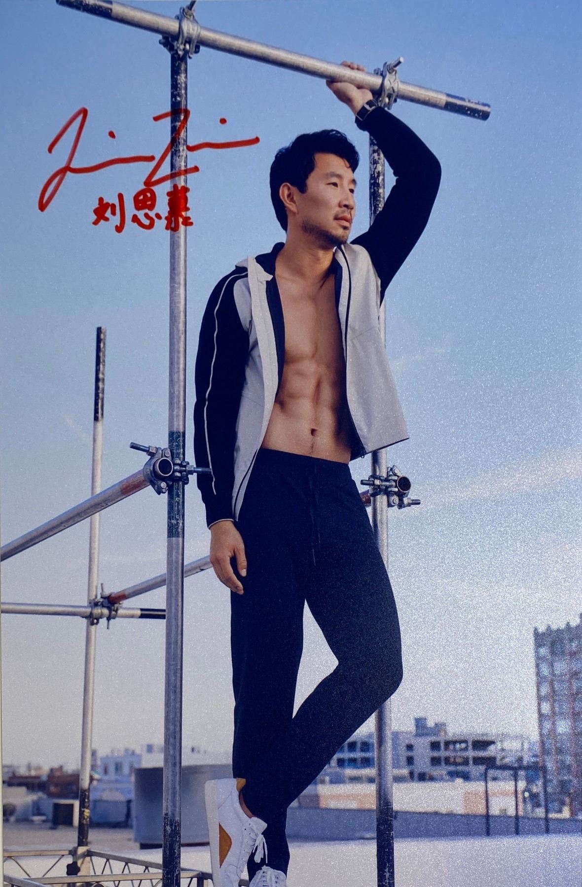Autograph Signed Simu Liu Photo