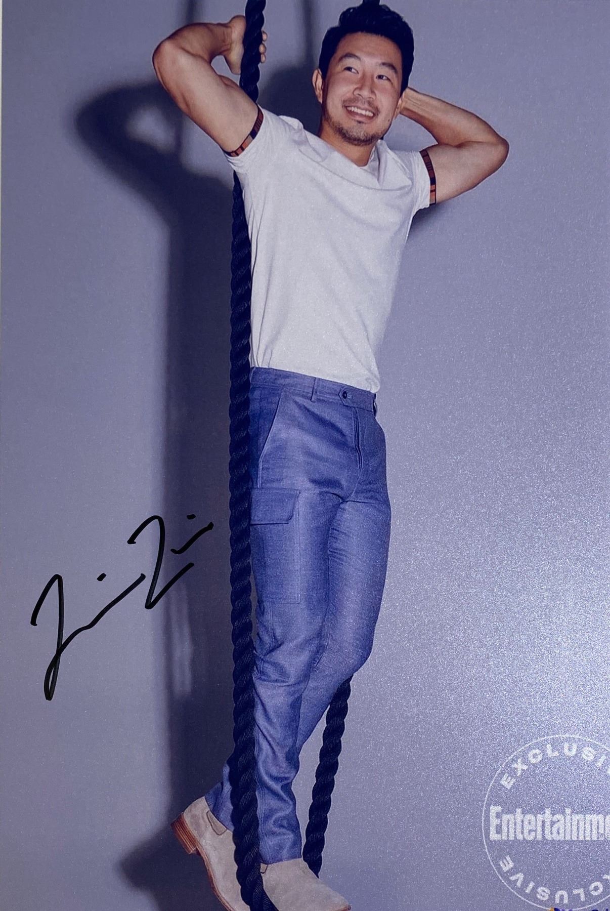 Autograph Signed Simu Liu Photo