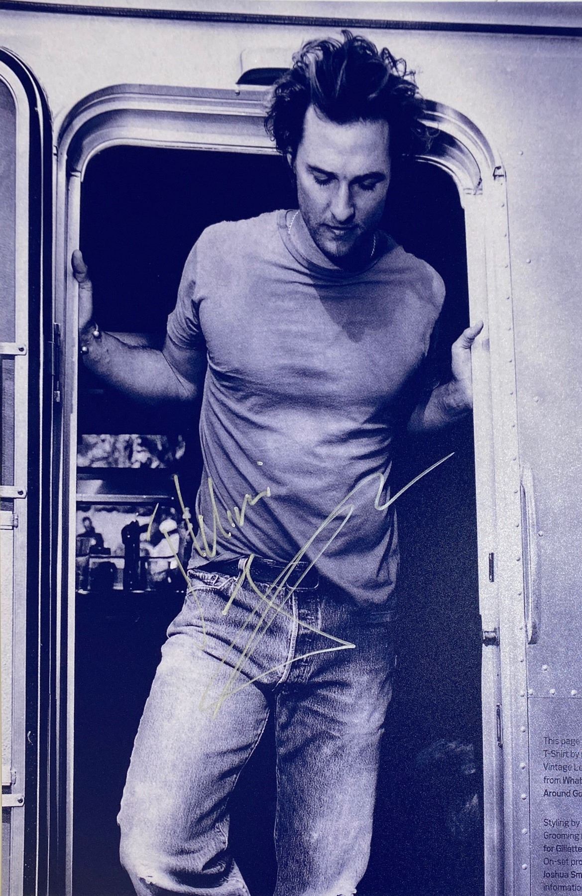 Autograph Signed Matthew McConaughey Photo