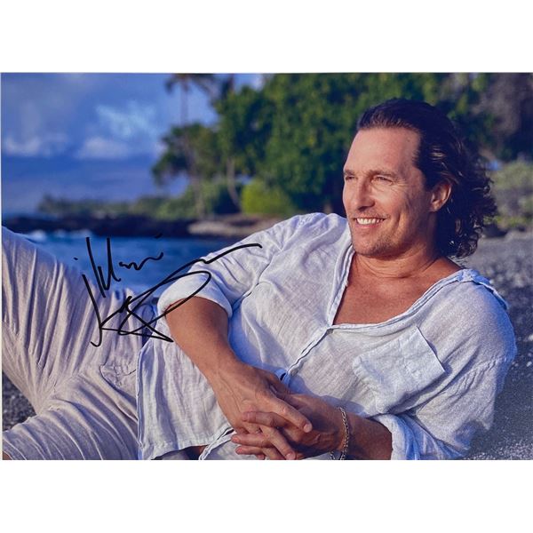 Autograph Signed Matthew McConaughey Photo