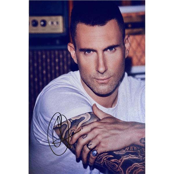 Autograph Signed Adam Levine Photo