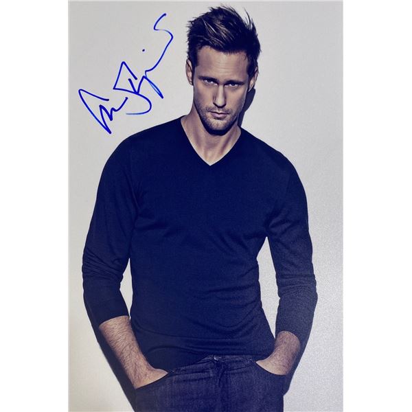 Autograph Signed Alexander Skarsgard Photo