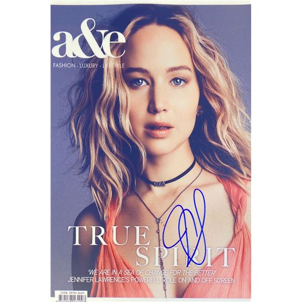 Autograph Signed Jennifer Lawrence Photo