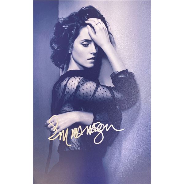 Autograph Signed Emma Watson Photo