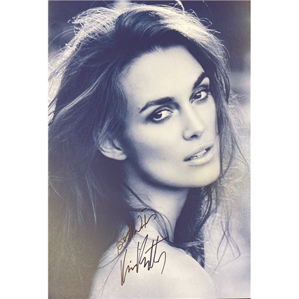 Autograph Signed Keira Knightley Photo