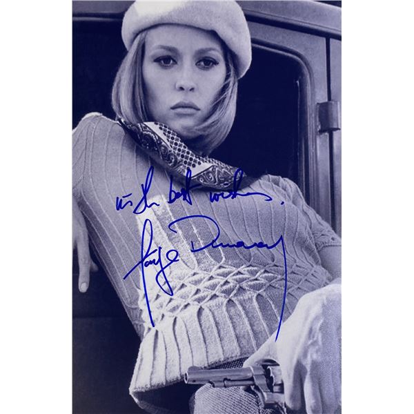 Autograph Signed Faye Dunaway Photo