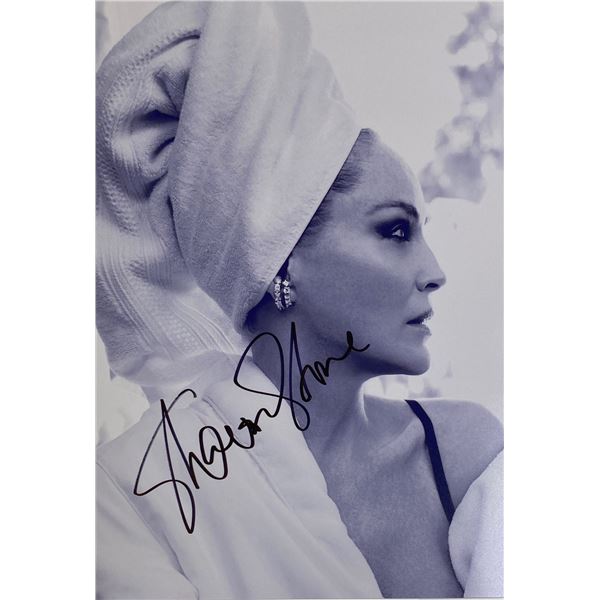 Autograph Signed Sharon Stone Photo