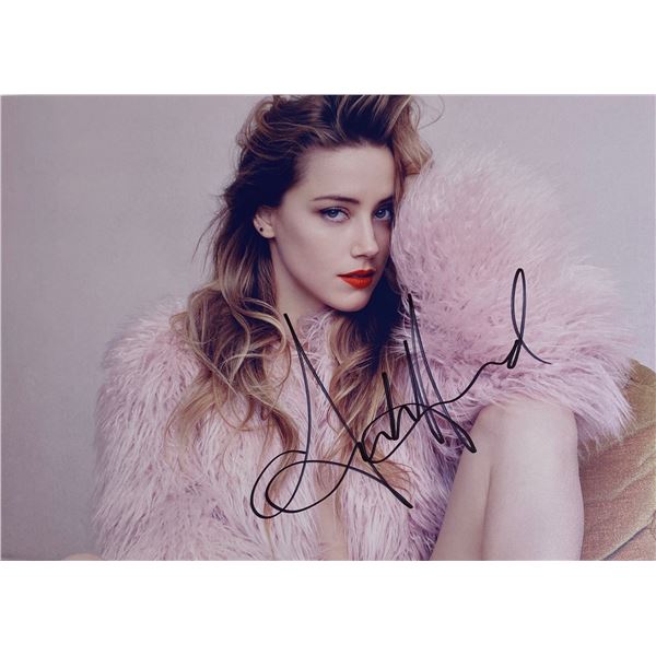Autograph Signed Amber Heard Photo
