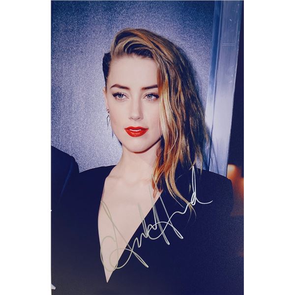 Autograph Signed Amber Heard Photo
