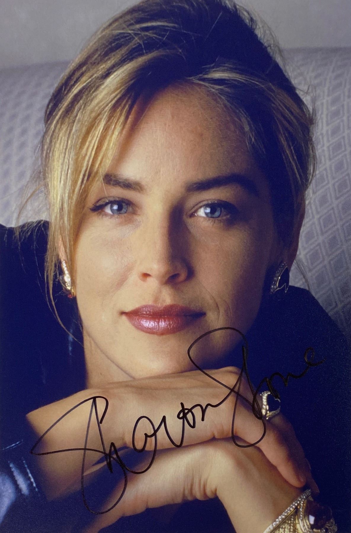 Autograph Signed Sharon Stone Photo