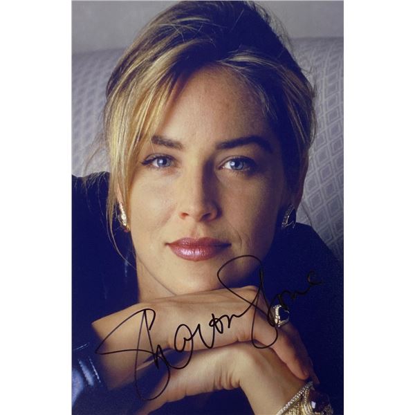 Autograph Signed Sharon Stone Photo