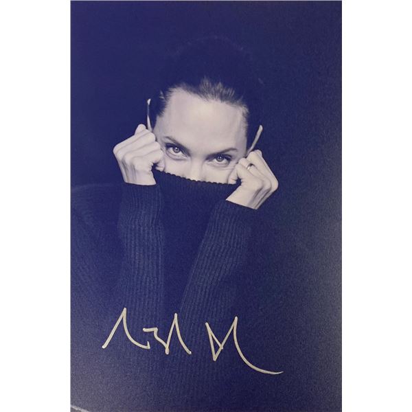 Autograph Signed Angelina Jolie Photo