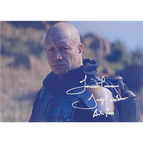 Autograph Signed The Mandalorian Temuera Morrison Photo