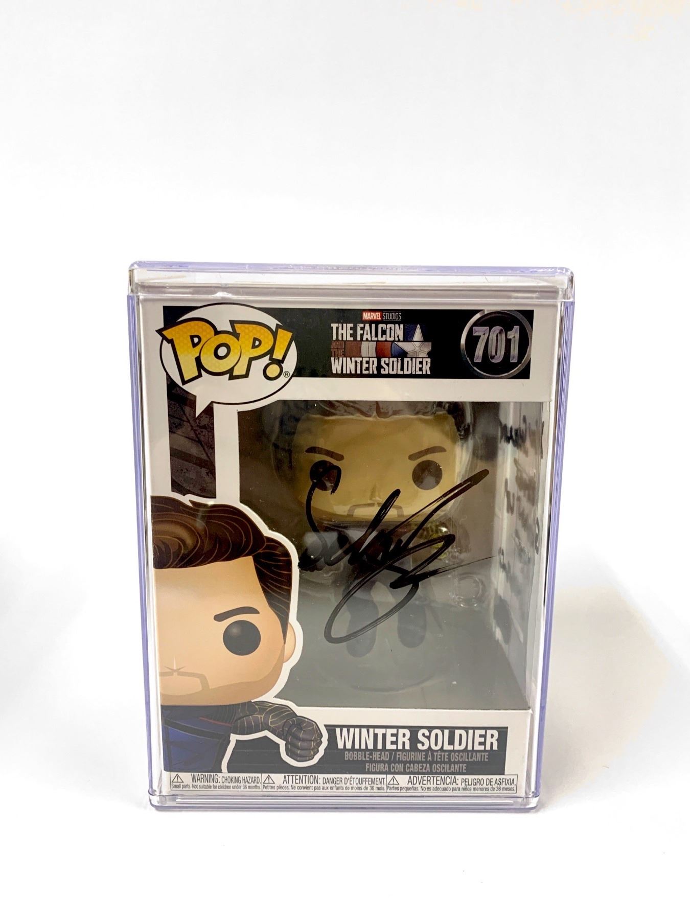 Signed Winter Soldier Beckett Funko Pop