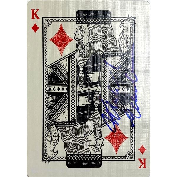 Autograph Signed Harry Potter Playing Card