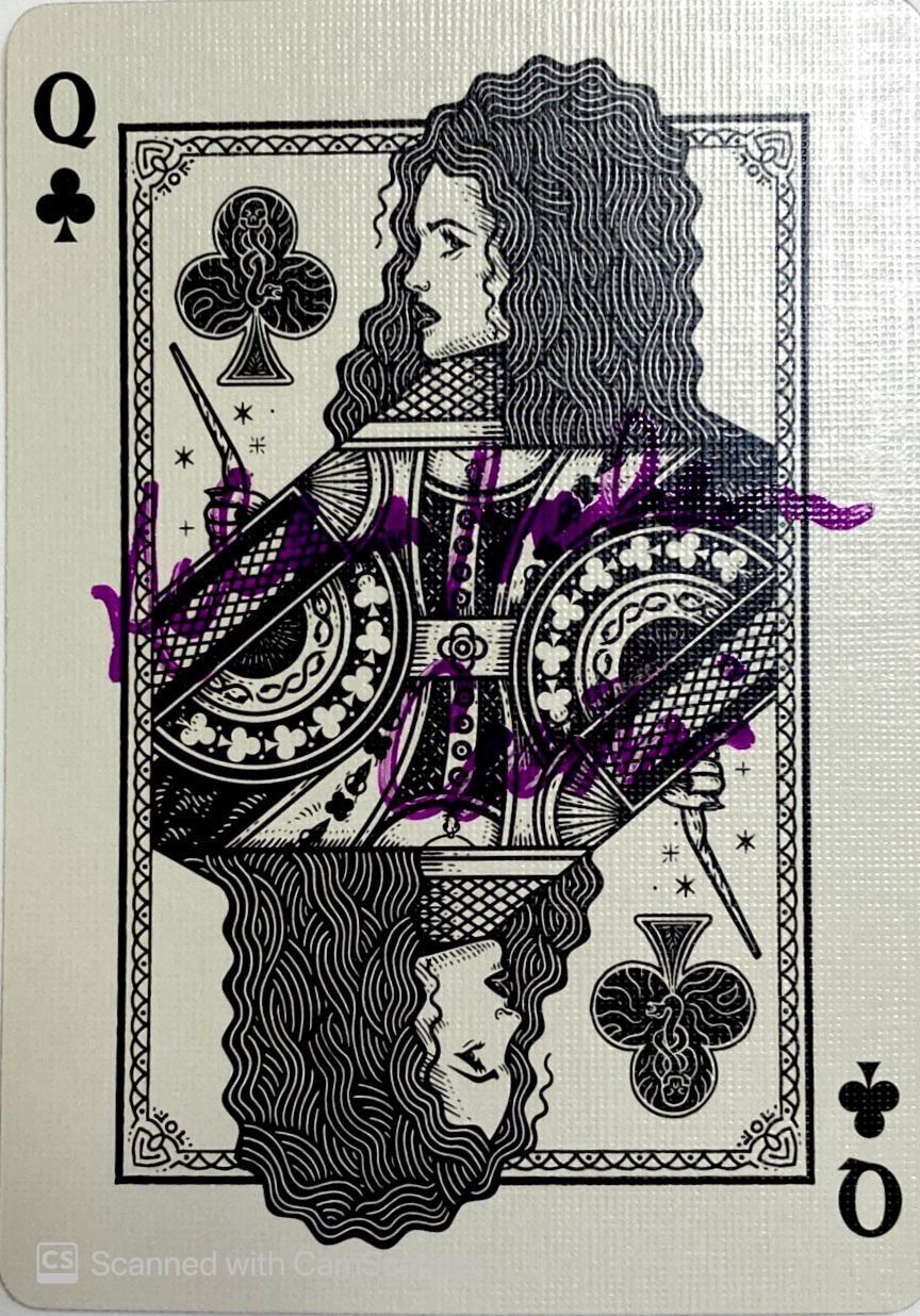 Autograph Signed Harry Potter Playing Card