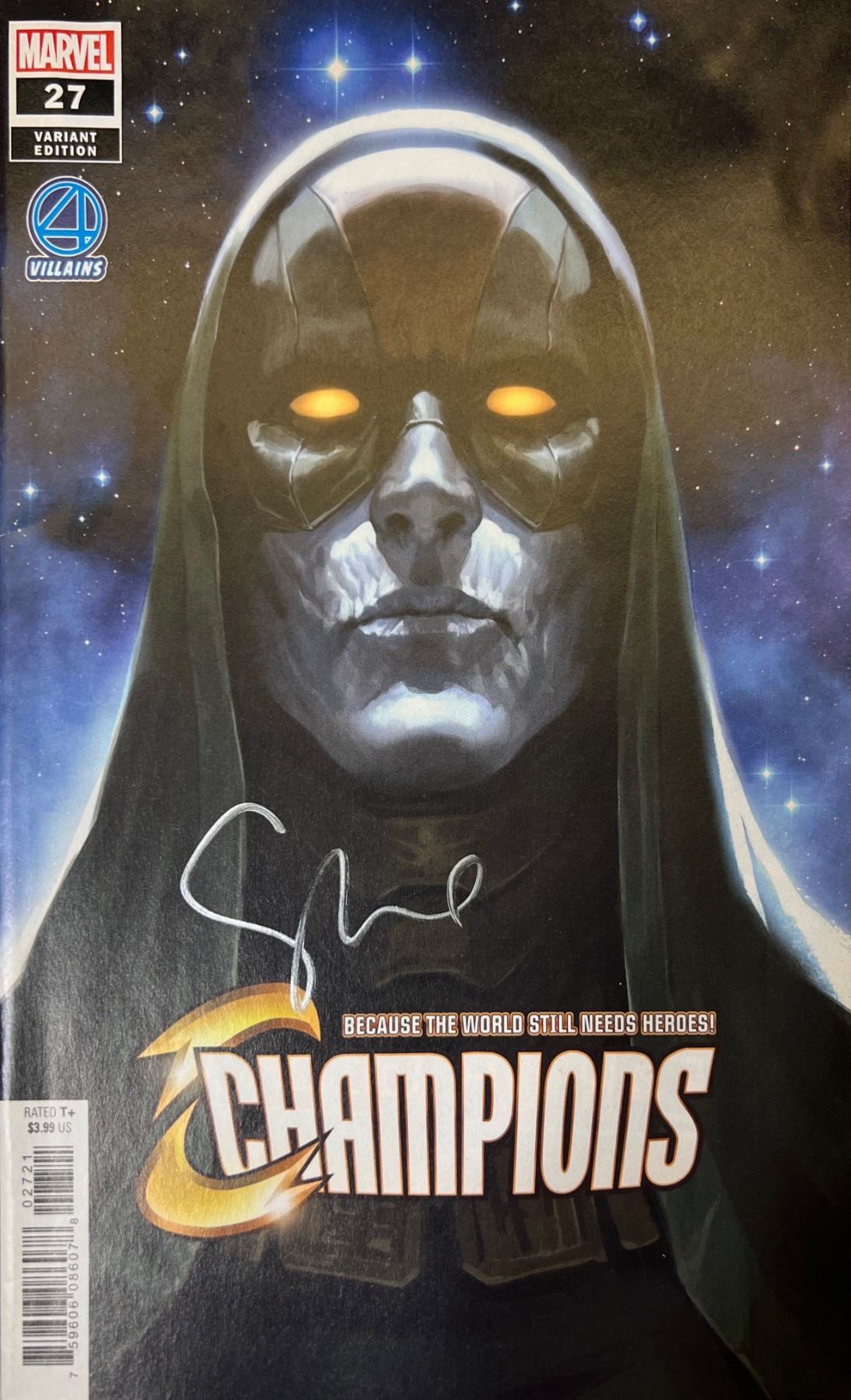 Autograph Signed Champions Comics