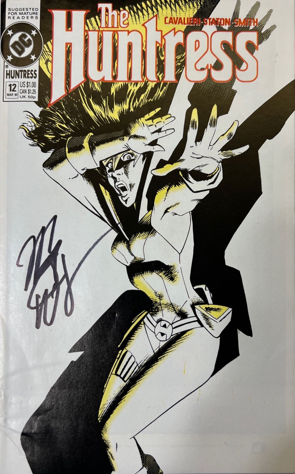 Autograph Signed Huntress Comics
