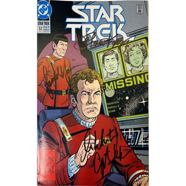 Autograph Signed Star Trek Comics
