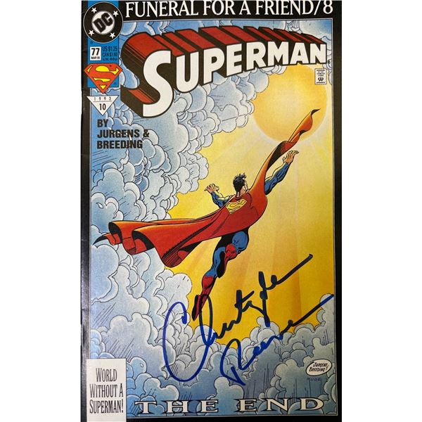 Autograph Signed Superman Comics