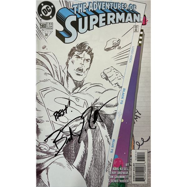 Autograph Signed Superman Comics