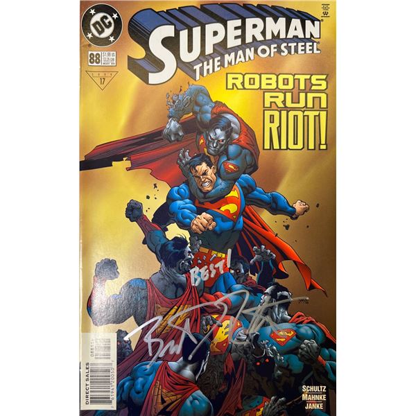 Autograph Signed Superman Comics