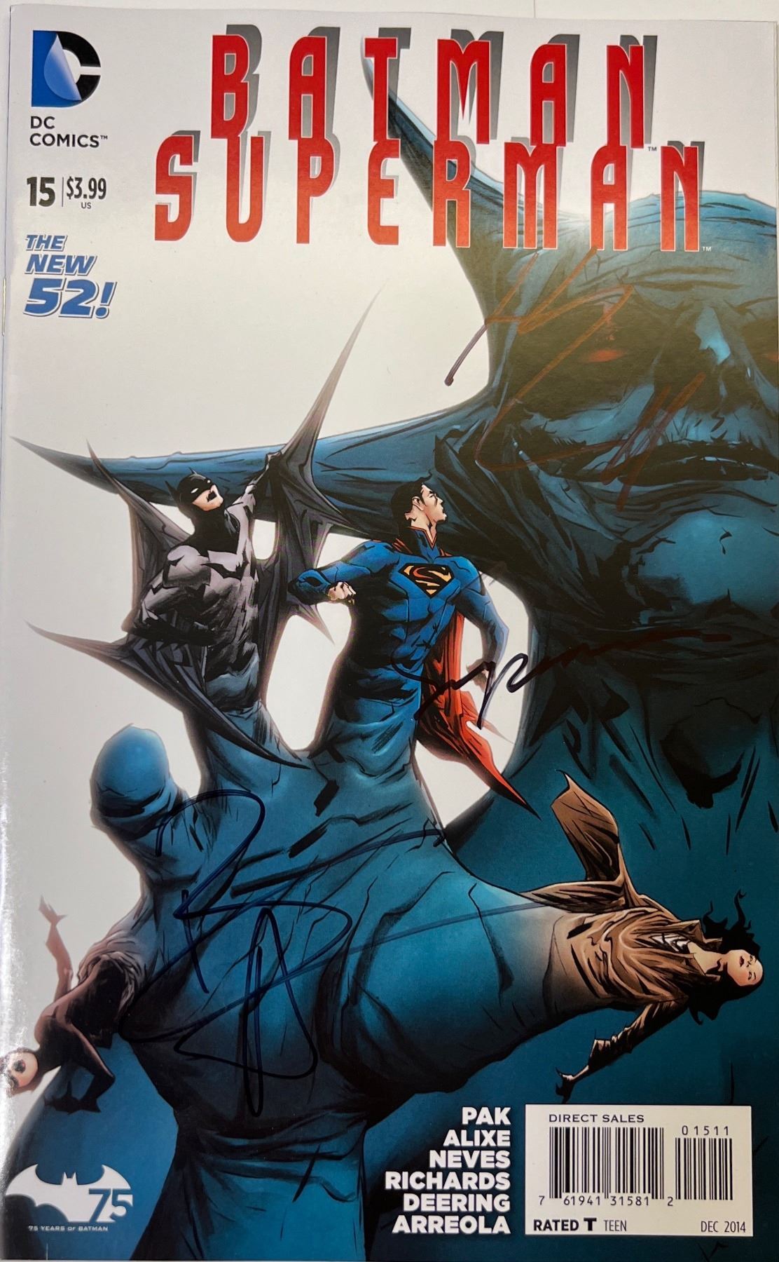 Autograph Signed Superman Comics