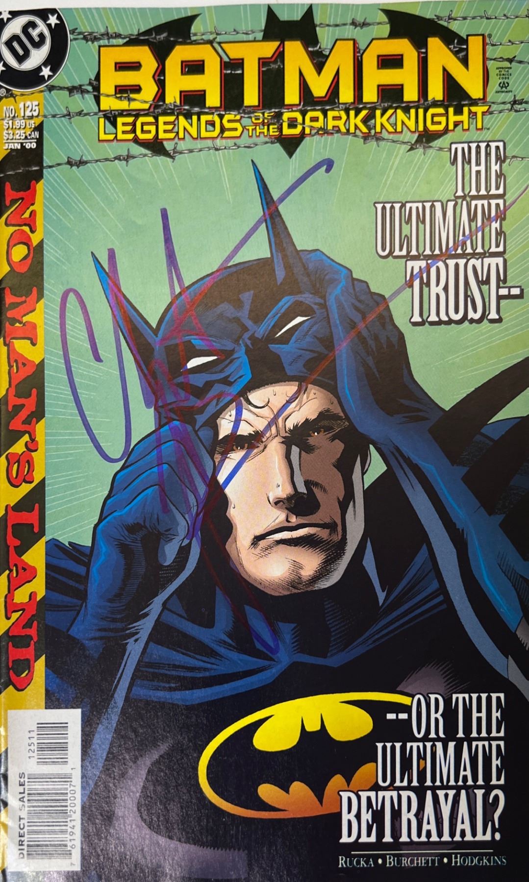 Autograph Signed Batman Comics