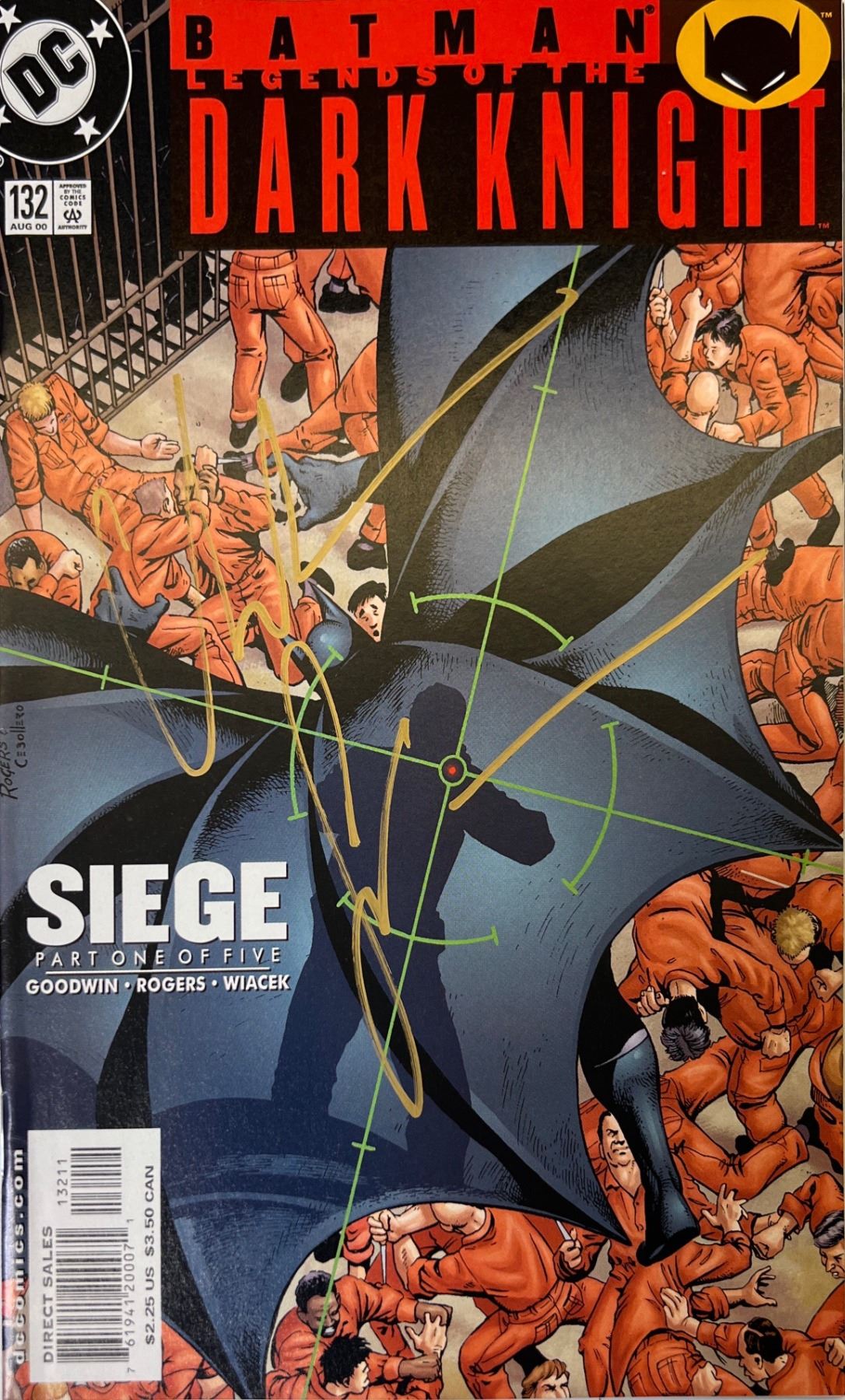 Autograph Signed Batman Comics