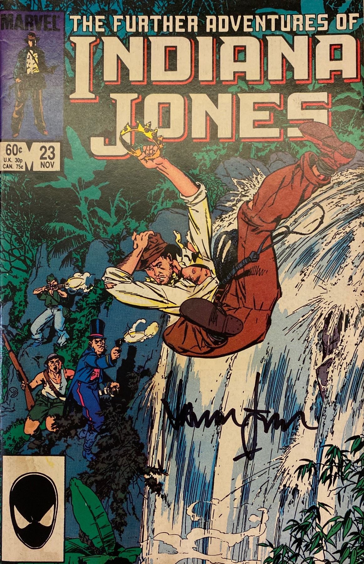 Autograph Signed Indiana Jones Comics