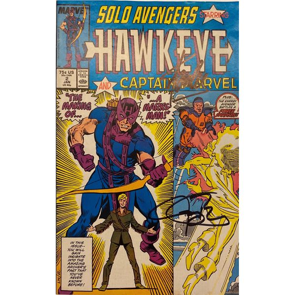 Autograph Signed Hawkeye Comics