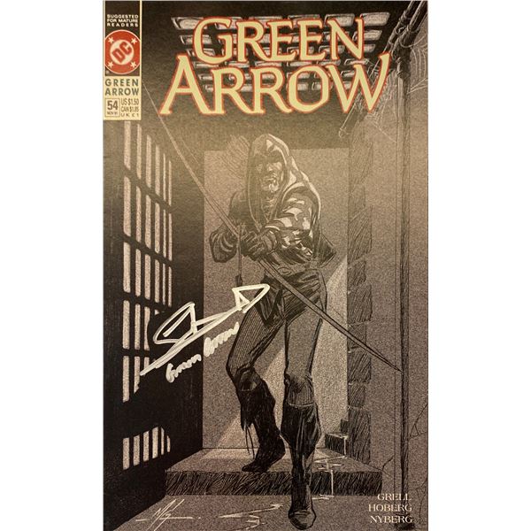 Autograph Signed Arrow Comics