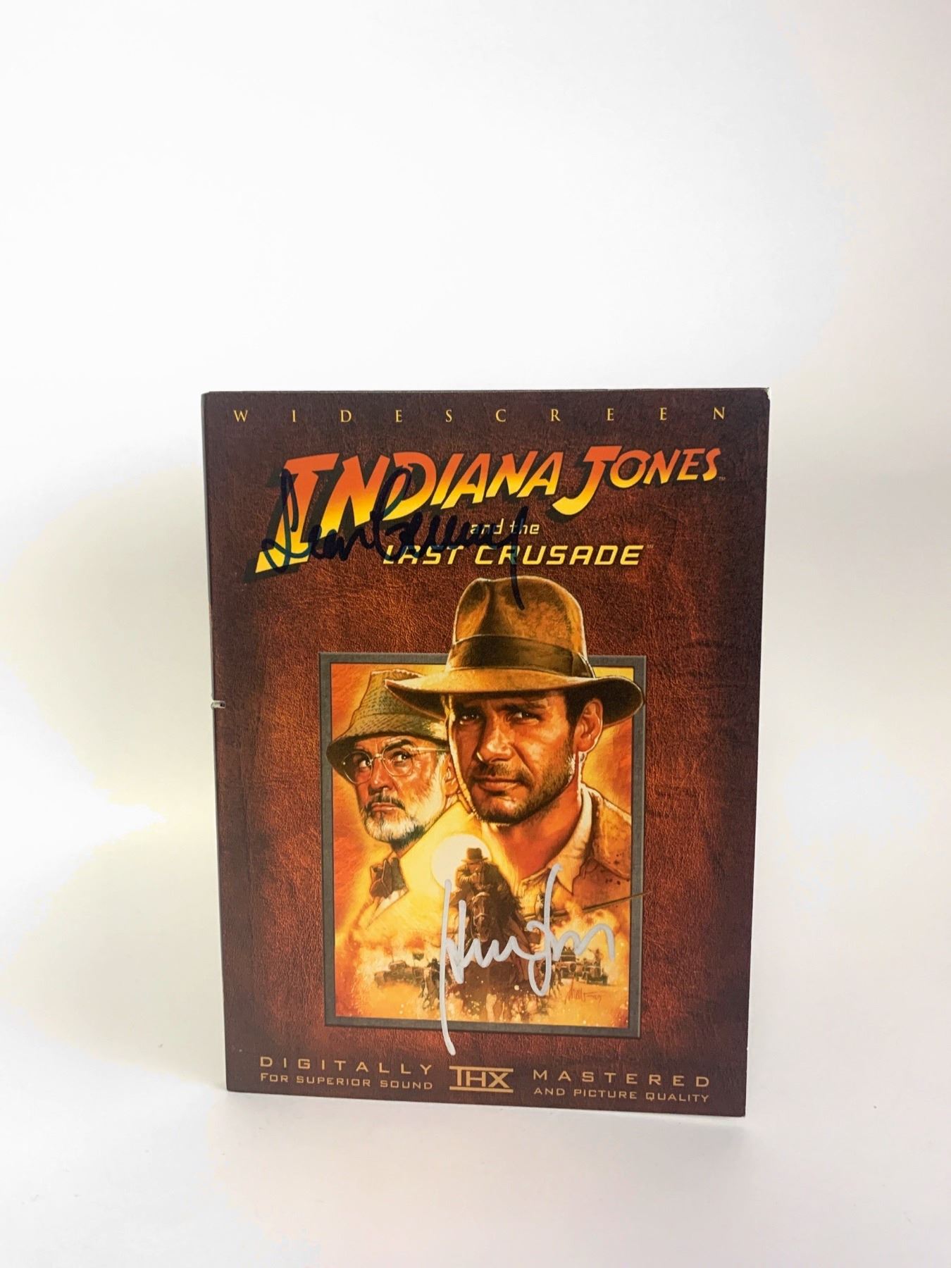 Autograph Signed Indiana Jones DVD