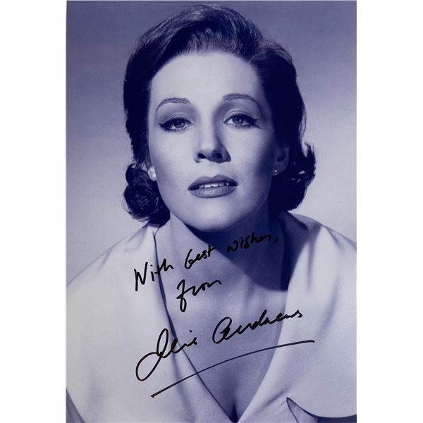 Autograph Signed Julie Andrews Photo