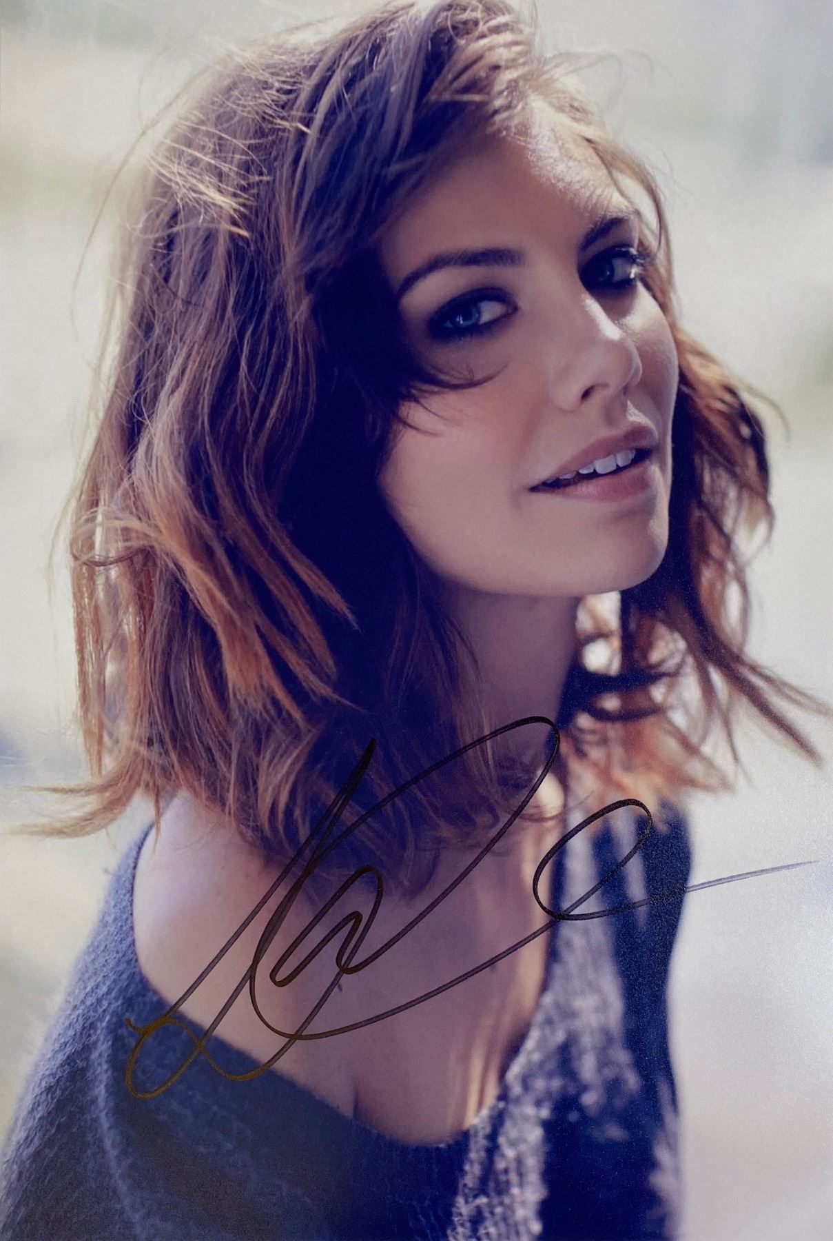 Autograph Signed Lauren Cohan Photo