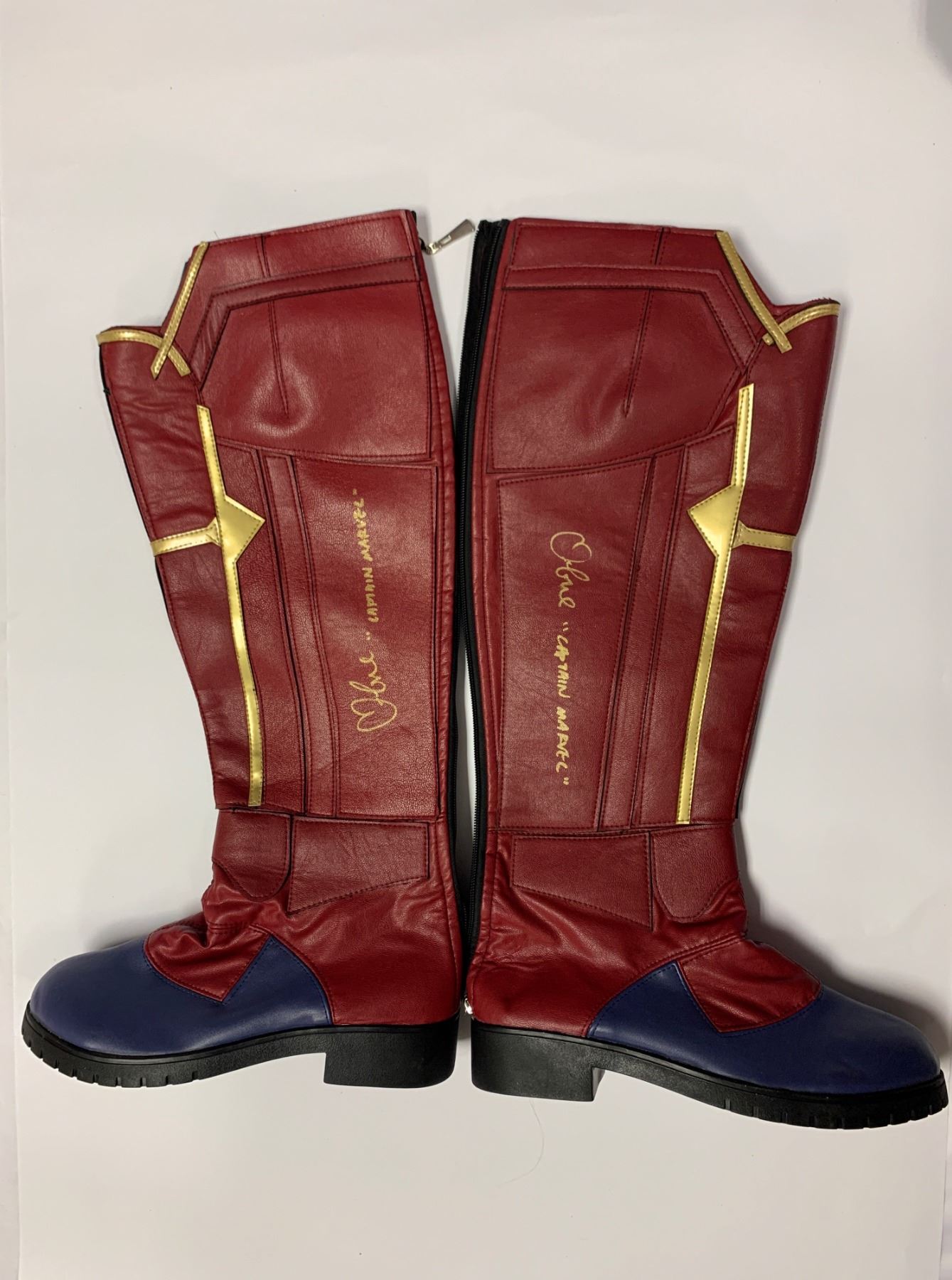 Autograph Captain Marvel Brie Larson Shoes