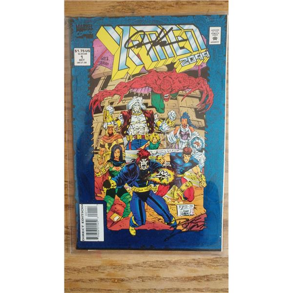 X-MEN 2099 #1 FOIL COVER DYNAMIC FORCES SIGNED by RON LIM & ADAM KUBERT ...