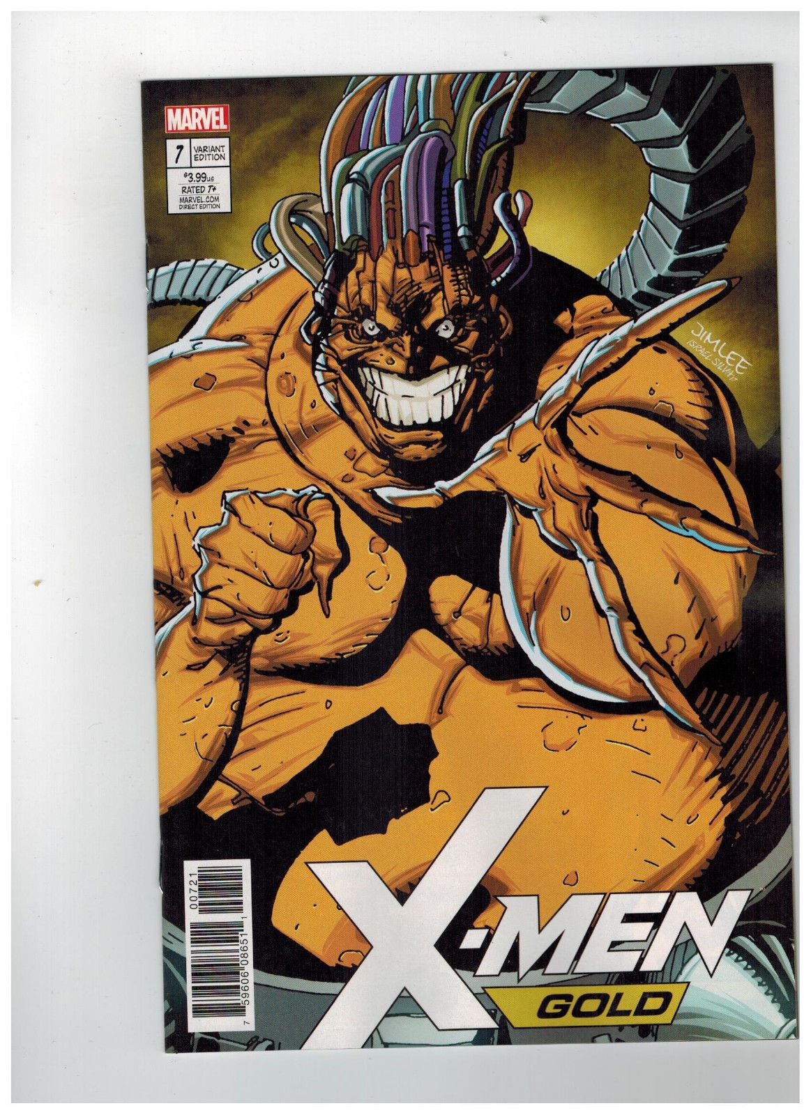 X-MEN GOLD #7 JIM LEE X-MEN CARD VARIANT MOJO NMT 2017
