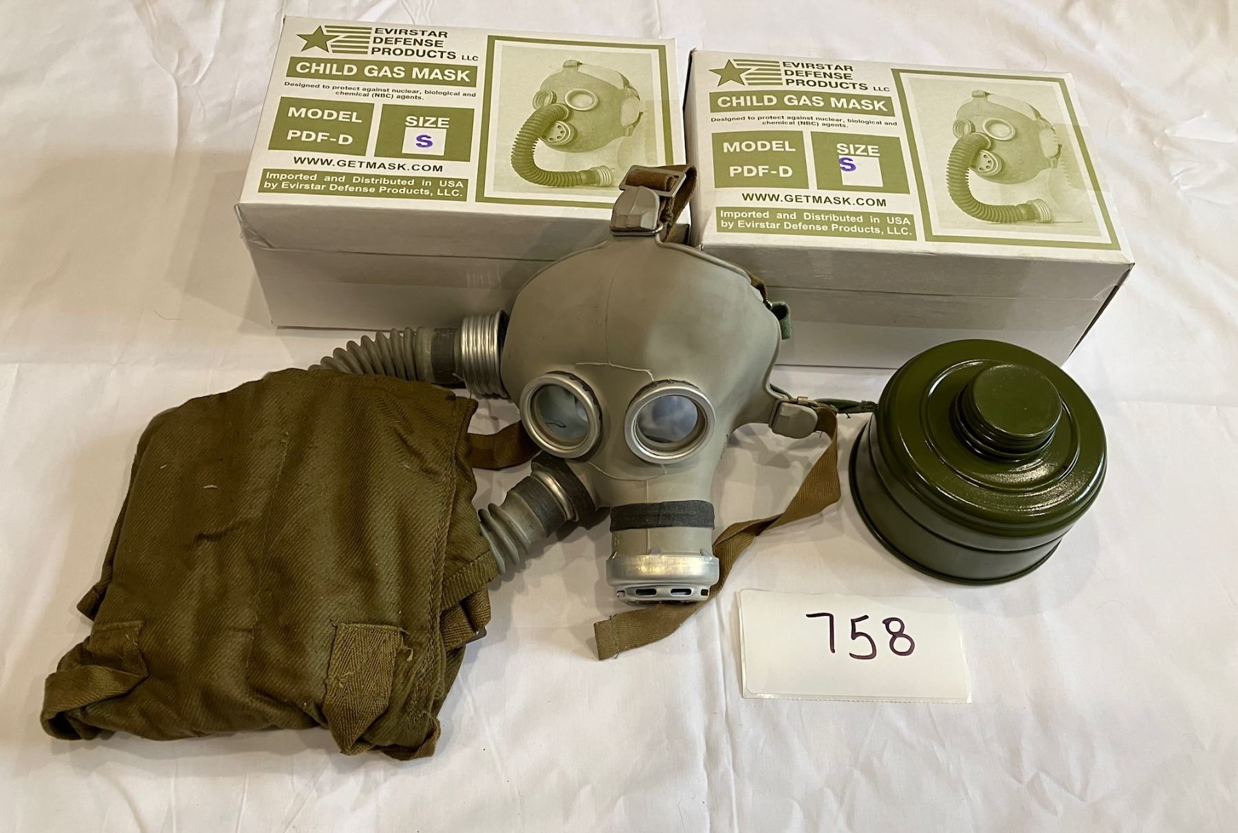 3 New Russian child gas masks - Schmalz Auctions
