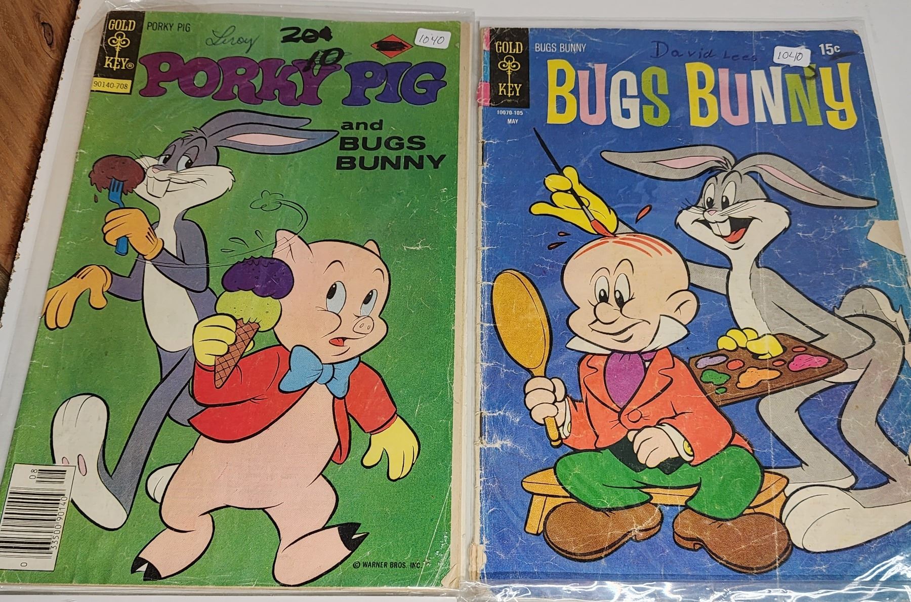 Assorted Porky Pig, Bugs Bunny & Woody Woodpecker Comics