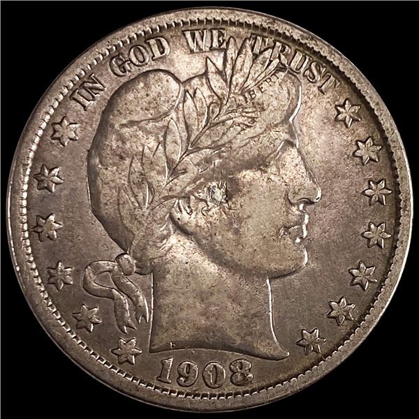 1908-O Barber Half Dollar UNCIRCULATED