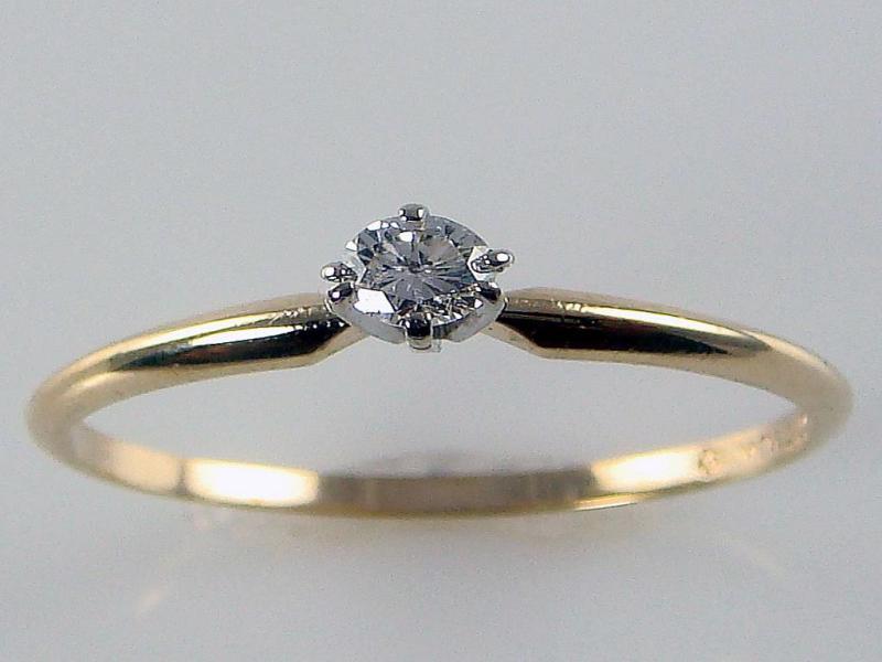 Round Cut Diamond Tiffany Solitaire Setting