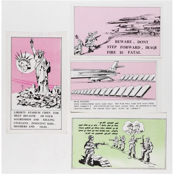 GULF WAR ARABIC PROPAGANDA LEAFLETS