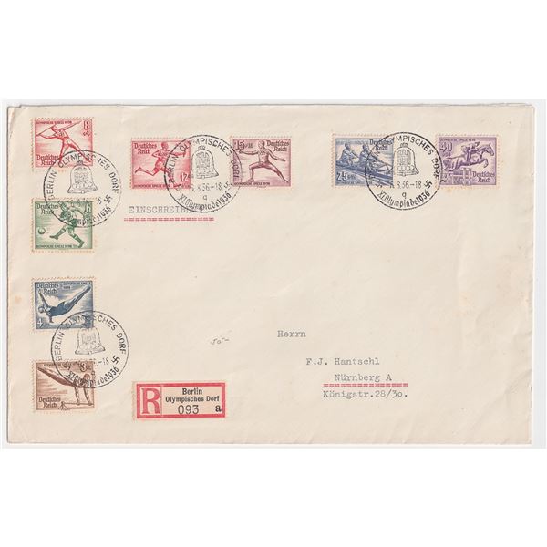 OLYMPIC STAMP COVERS (2)