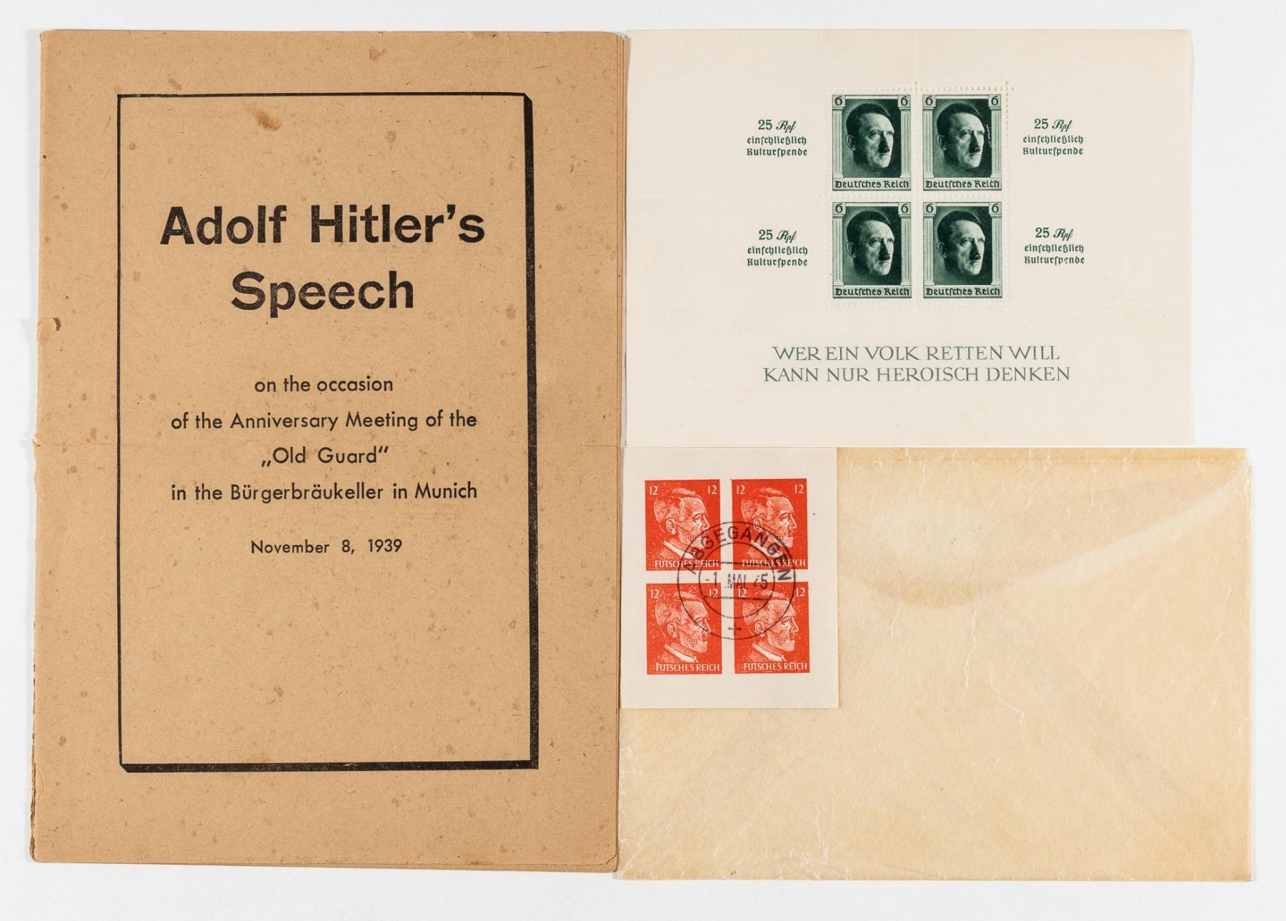 OPERATION CORNFLAKES HITLER STAMPS
