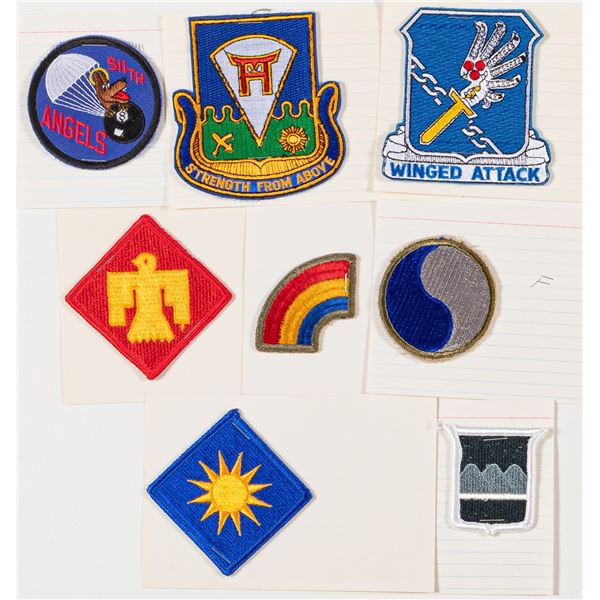 MODERN US INFANTRY PATCHES (8)