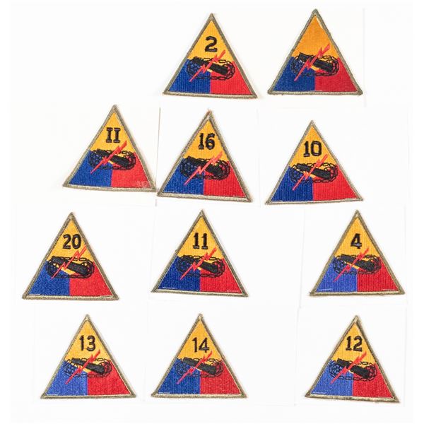 ARMORED DIVISION PATCHES (11)