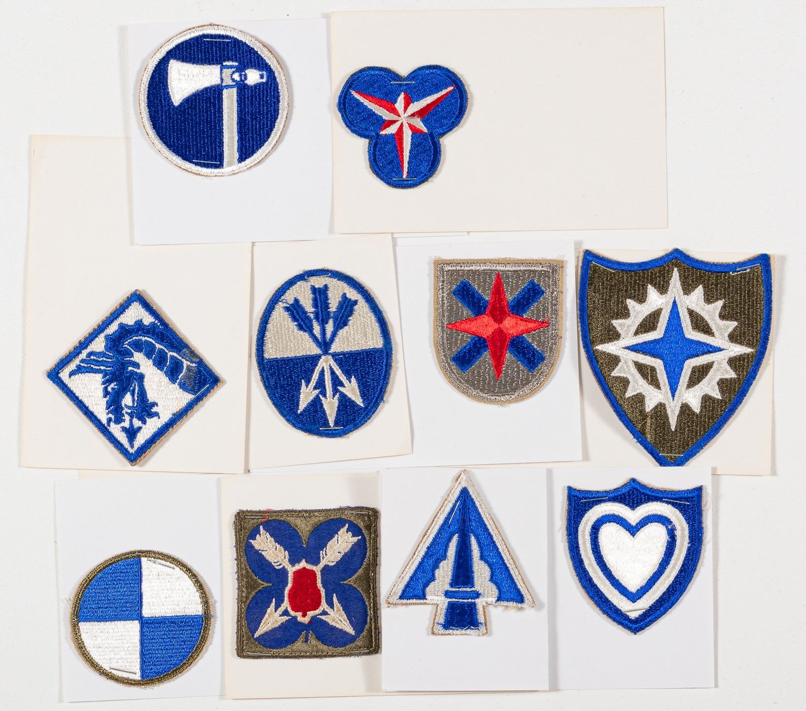 US ARMY CORPS PATCHES (10)